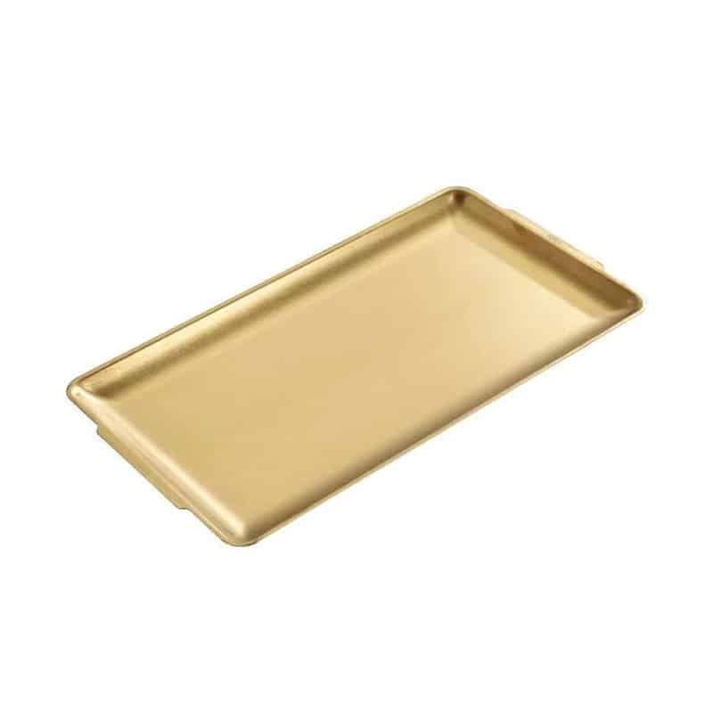 Regal Gold Rectangle Serving Tray – Style & Comfort